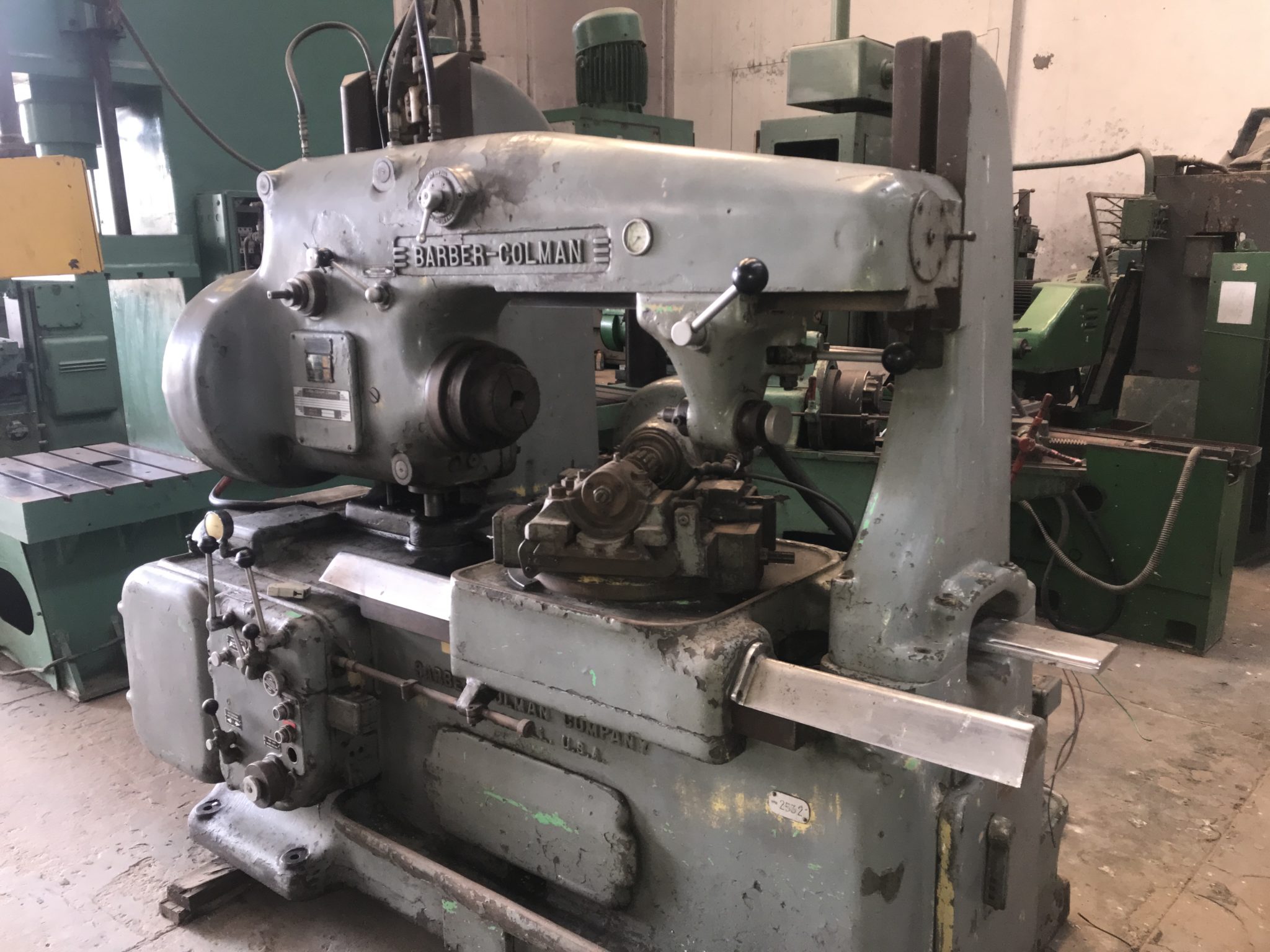 Barber-Colman Type D Gear Hobbing Machine - Used Machinetools Barber ...